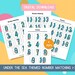 Number Matching-leafy Theme- Digital Download Learn Numbers 1-20 ...
