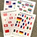 Count and Circle-national Flags- Digital Download Counting Worksheet ...