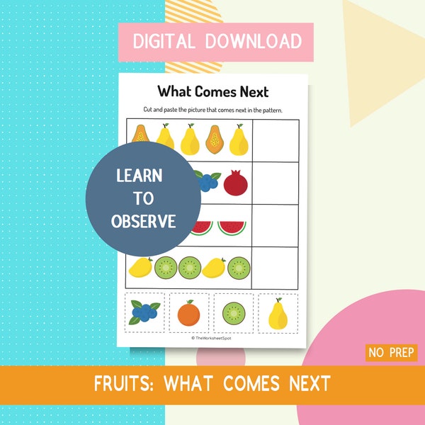 Complete Pattern Worksheet - Etsy