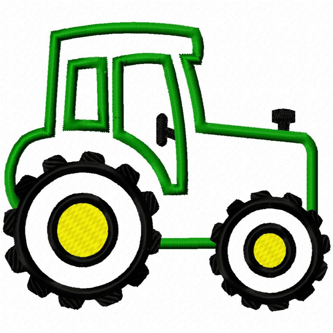 Tractor 02 Applique Embroidery Design Instant Download - Etsy