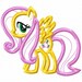Fluttershy Applique Embroidery Design - Instant Download - Etsy