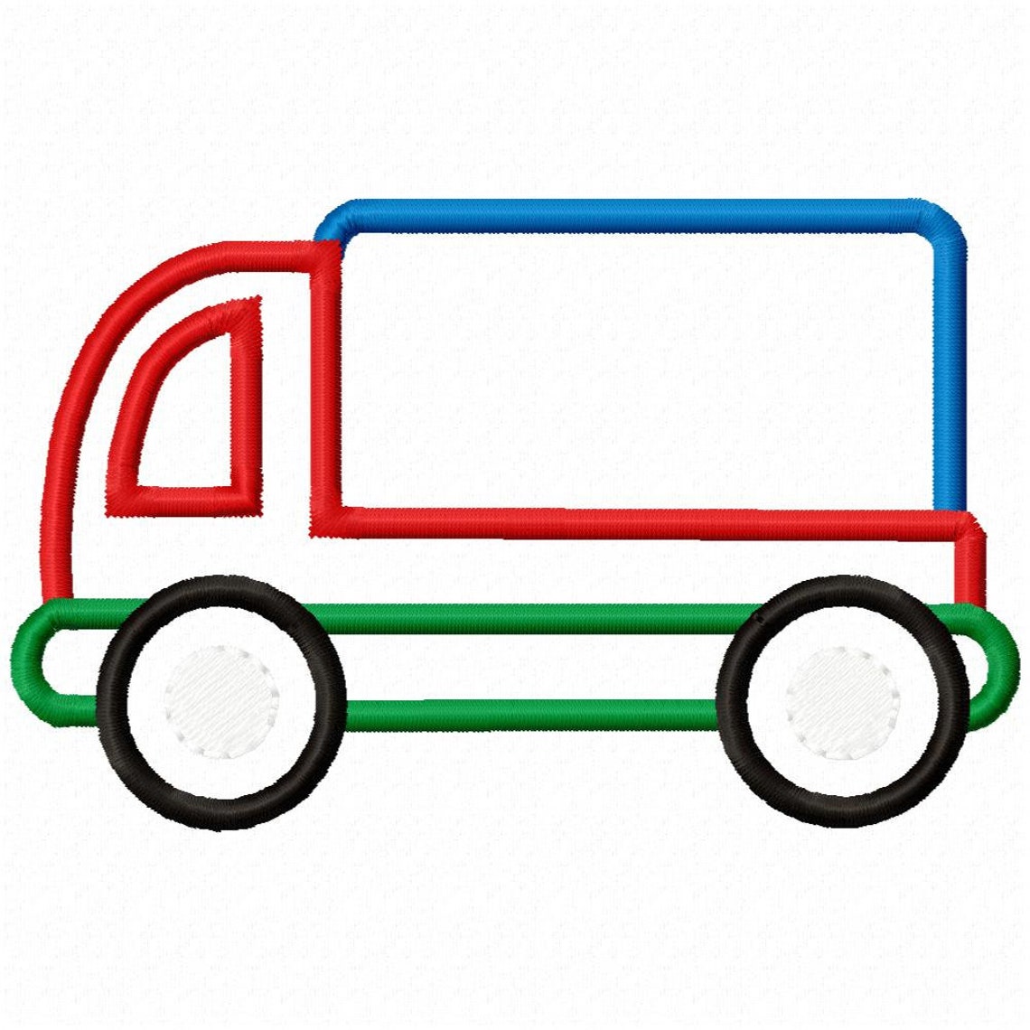 Box Truck Applique Embroidery Design Instant Download - Etsy