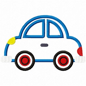 Car 01 Applique Embroidery Design - Instant Download - Etsy