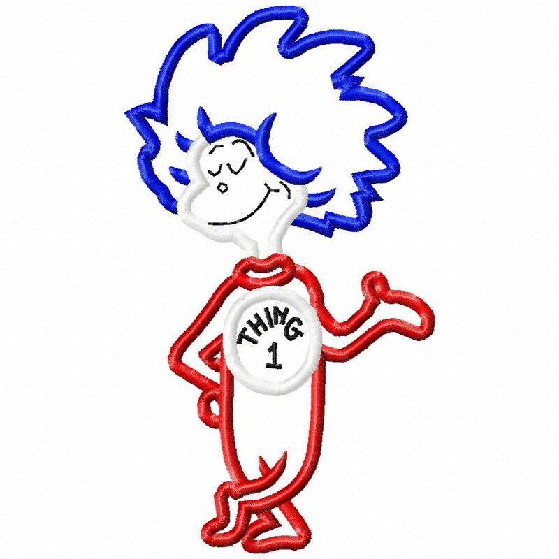 Thing One and Thing Two - Etsy