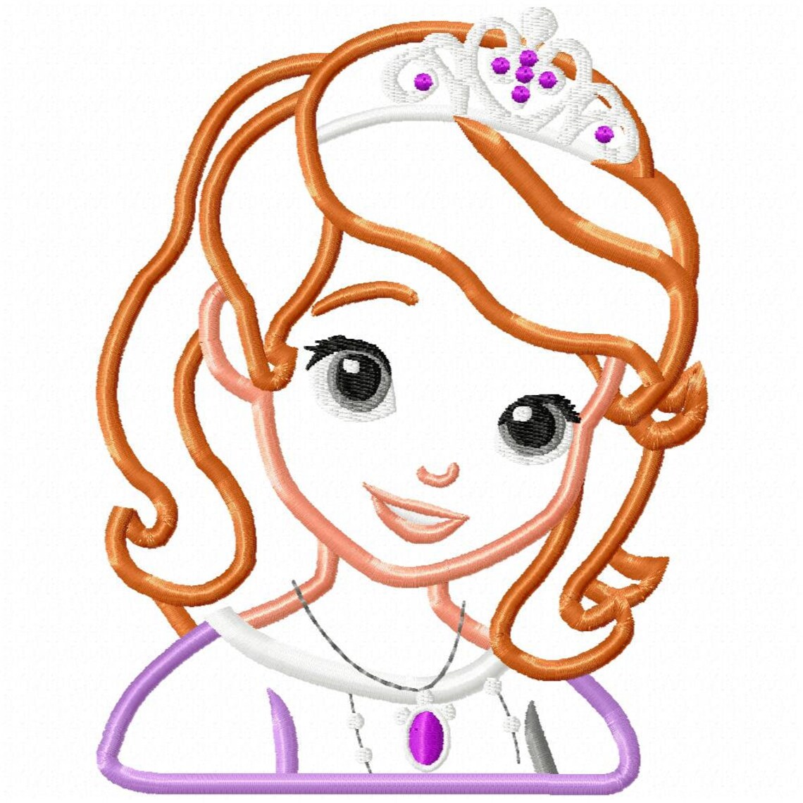 Sofia Applique Embroidery Design Instant Download | Etsy