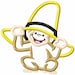 Curious George Hat Applique Embroidery Design Instant - Etsy