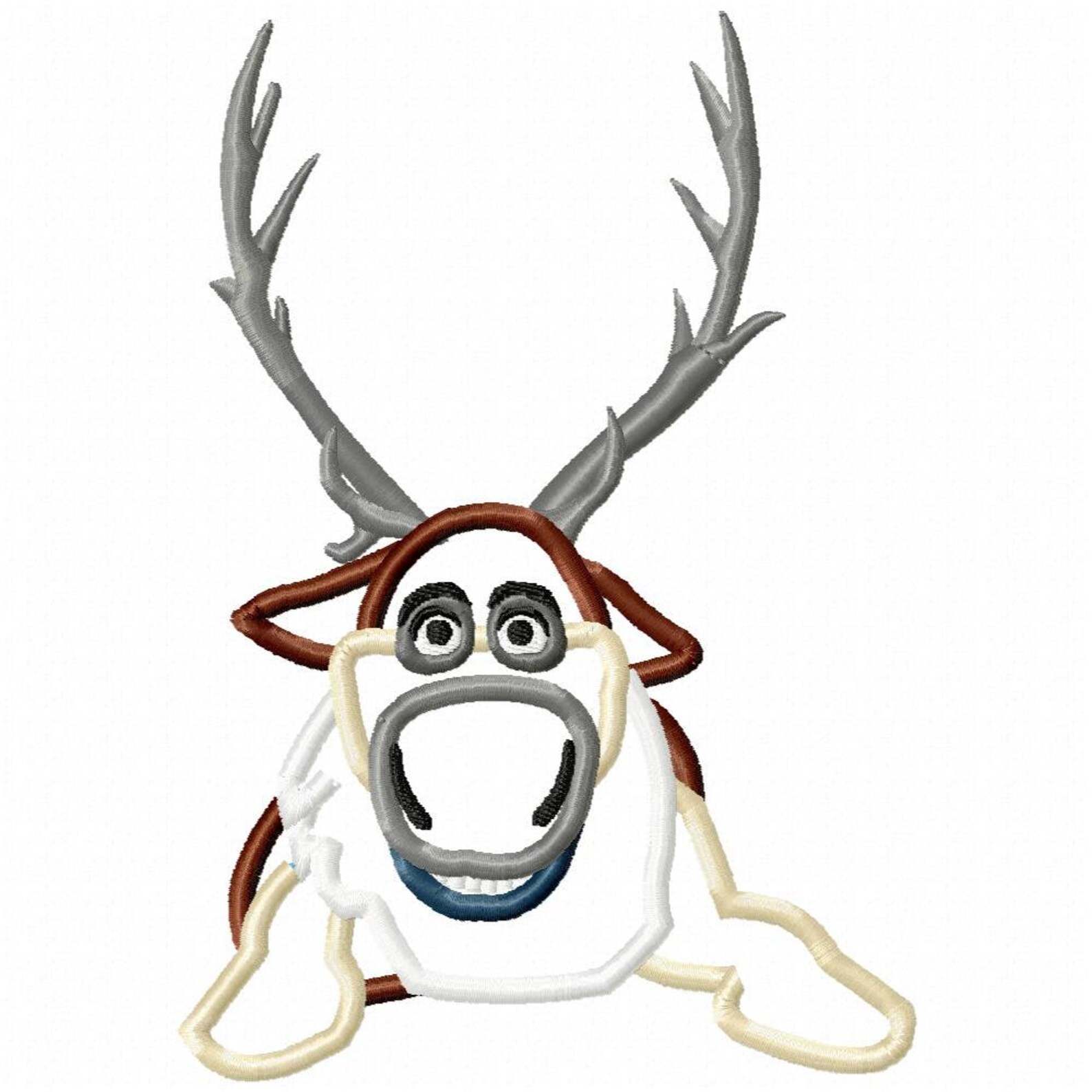 Frozen Sven Applique Embroidery Design - Instant Download - Etsy