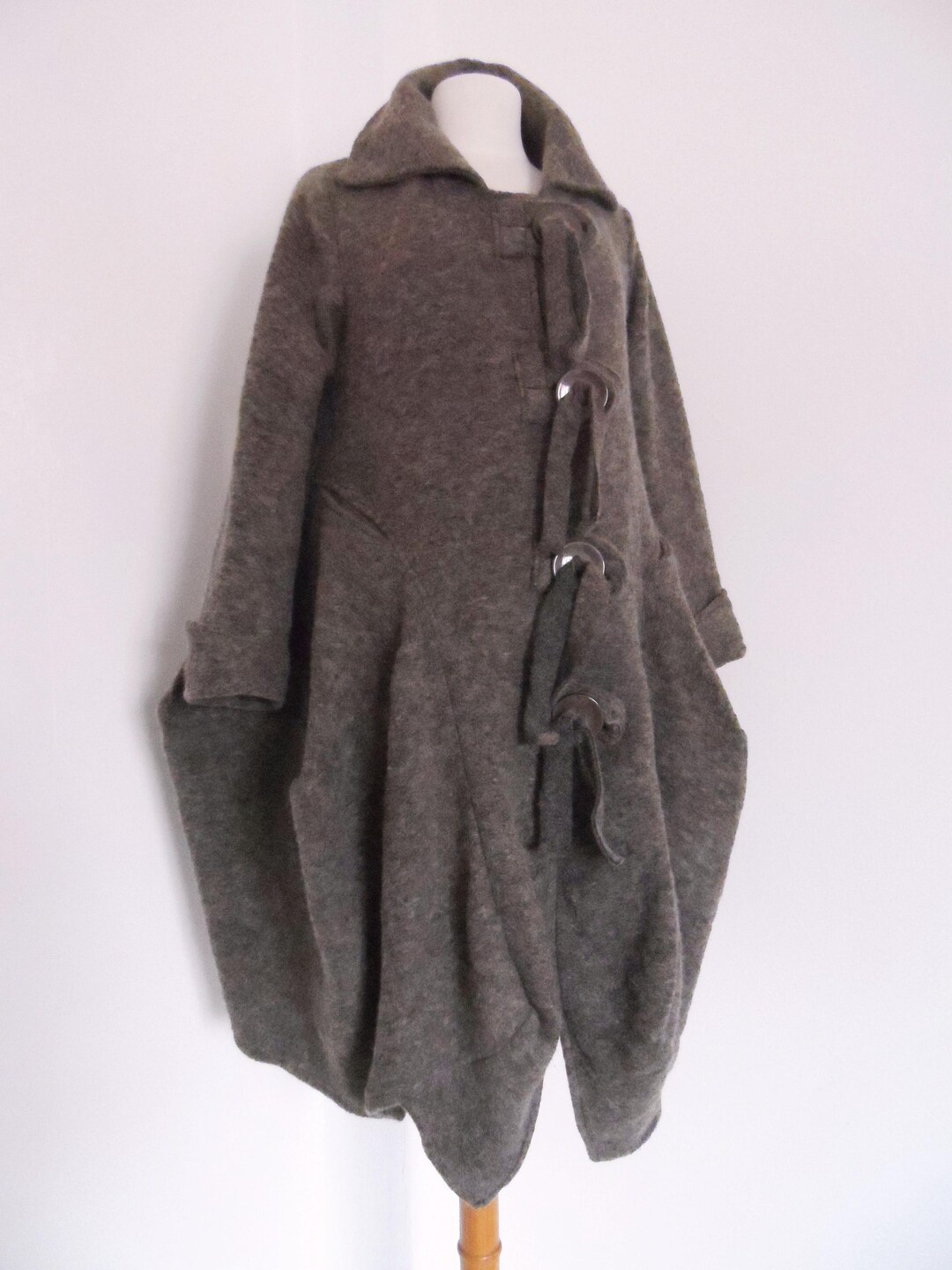 MY COCOON COAT . Parachute Deconstructed Lagenlook Jacket Overcoat Wool ...