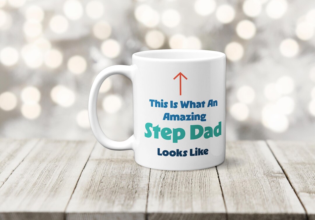 This is What an Amazing Step Dad Looks Like Mug, Stepdad Mug, Gift for ...