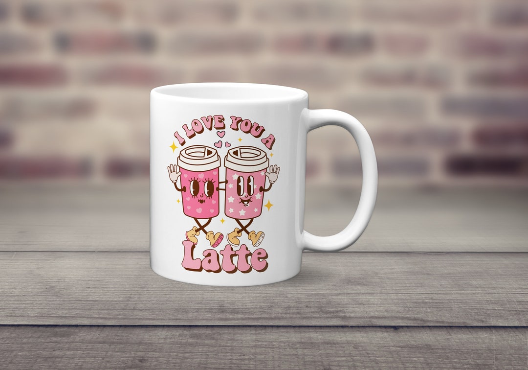 Pink I Love You a Latte Mug, Coffee Lover Gift, Valentine's Day Gift ...