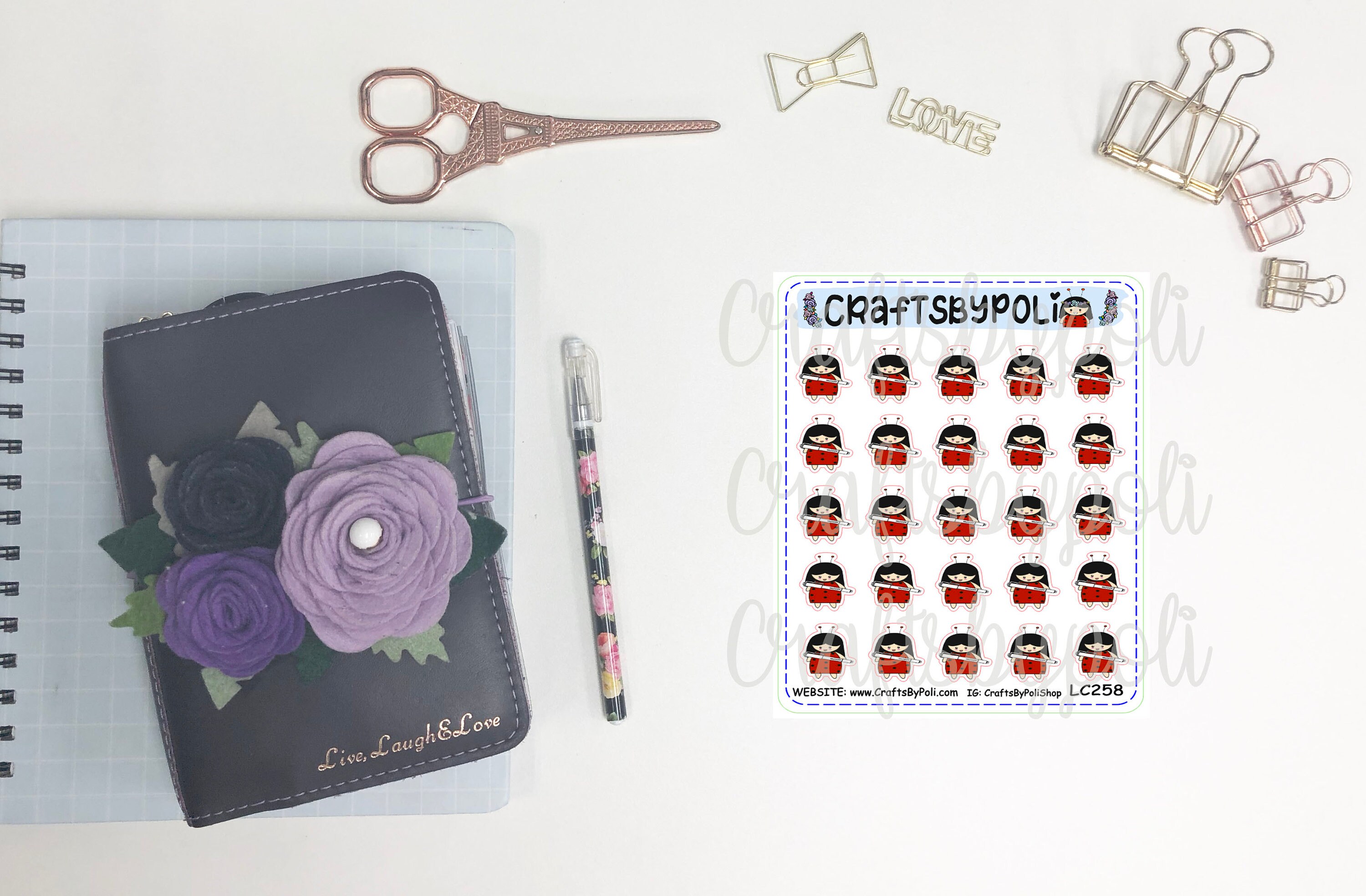 LC258 Loli Highlighter Mildliner Sticker Laundy Functional - Etsy