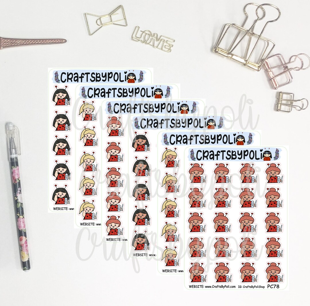 PC78 Poli Facial Self Care Vitamin C Sticker|journal Sticker| Plan ...