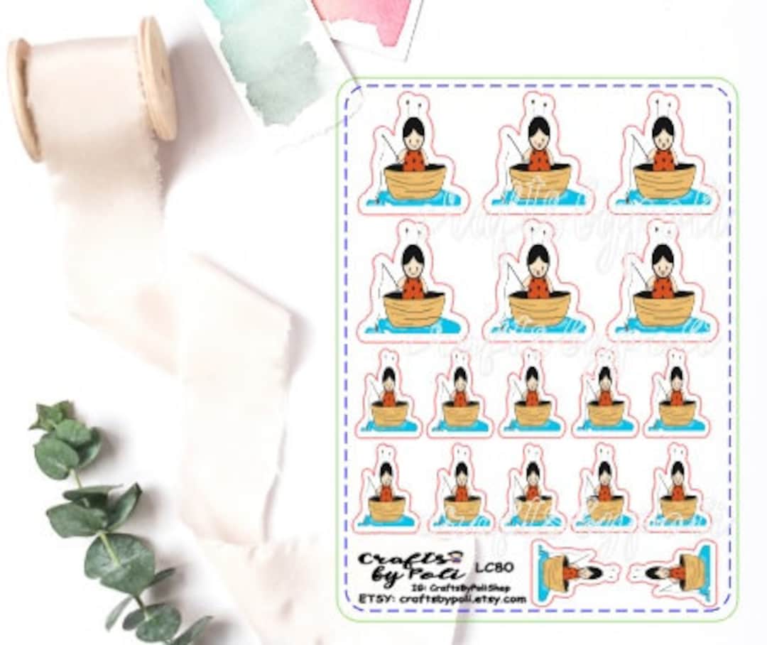 LC80 Loli Fishing Sticker Fish Sticker Boat Sticker Summer Sticker ...