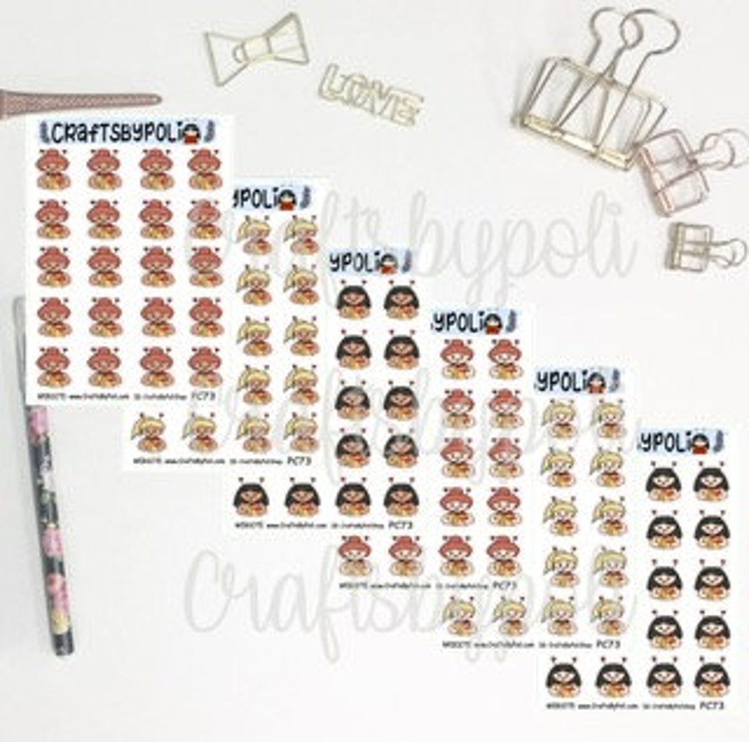 PC73 Poli Reading Sticker|journal Sticker| Plan | Planner Addict ...