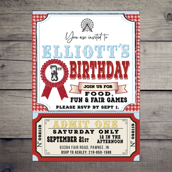 Country Fair Party - Etsy