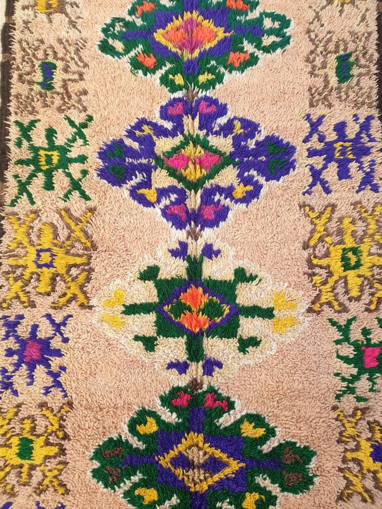 Small Moroccan Runner Rug Pink Rug Moroccan Decor Bedroom - Etsy