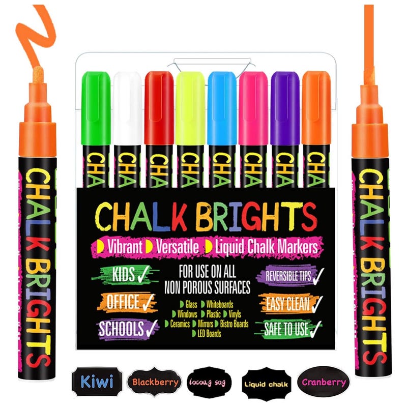 Coloring Marker Chalk Set - Etsy UK