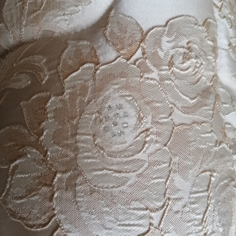 Luxury Bedspread With Lurex Embroidery. Quilt Gold Color. Luxury ...
