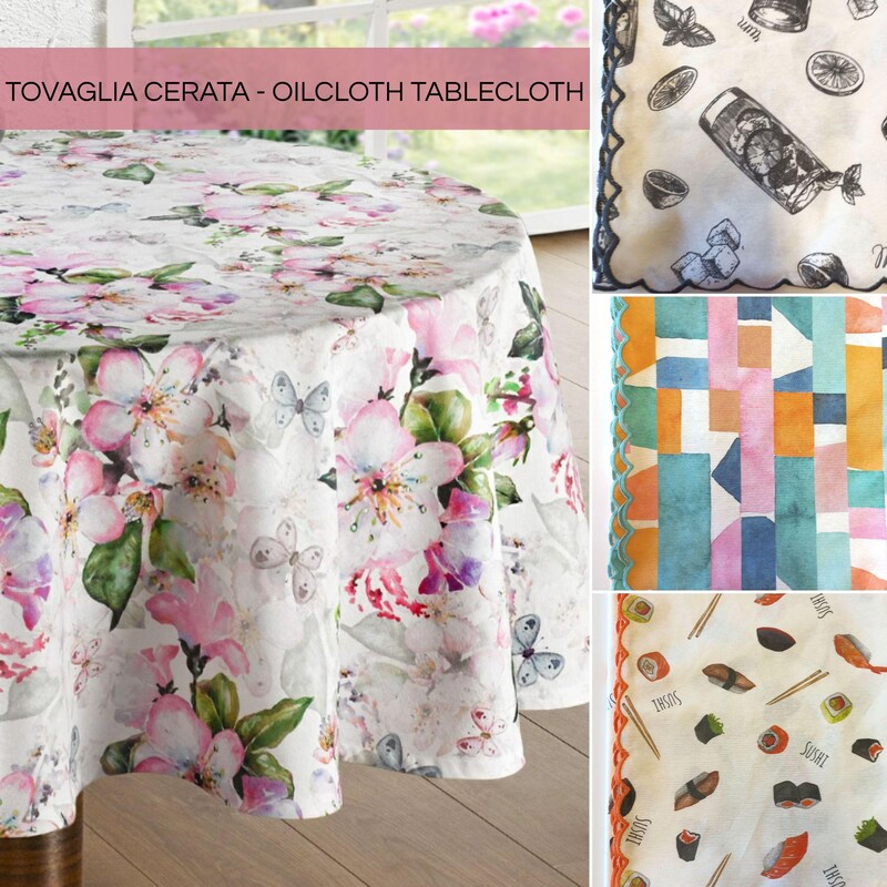 Oilcloth Tablecloth - Etsy