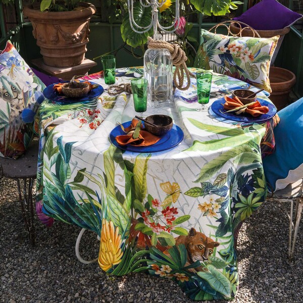 Tropical Tablecloth - Etsy