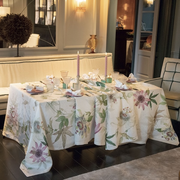 Linen Tablecloth - Etsy