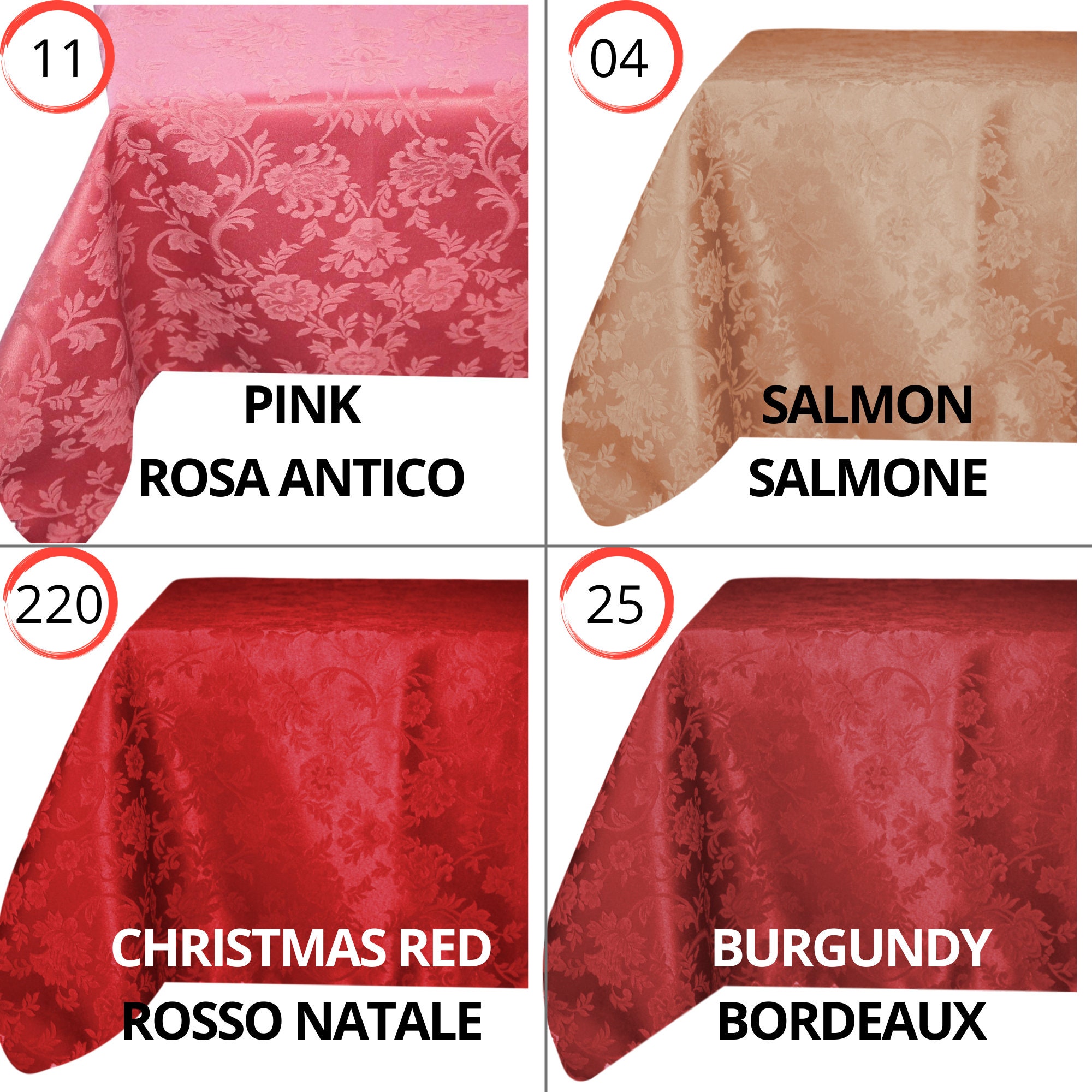 Tablecloth Stain Resistant, for Round or Oval Table,no Wrinkes,no Iron ...