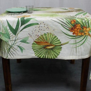 Hemp Tablecloth, Made in Italy, Rustic and Country Style, Brown and ...