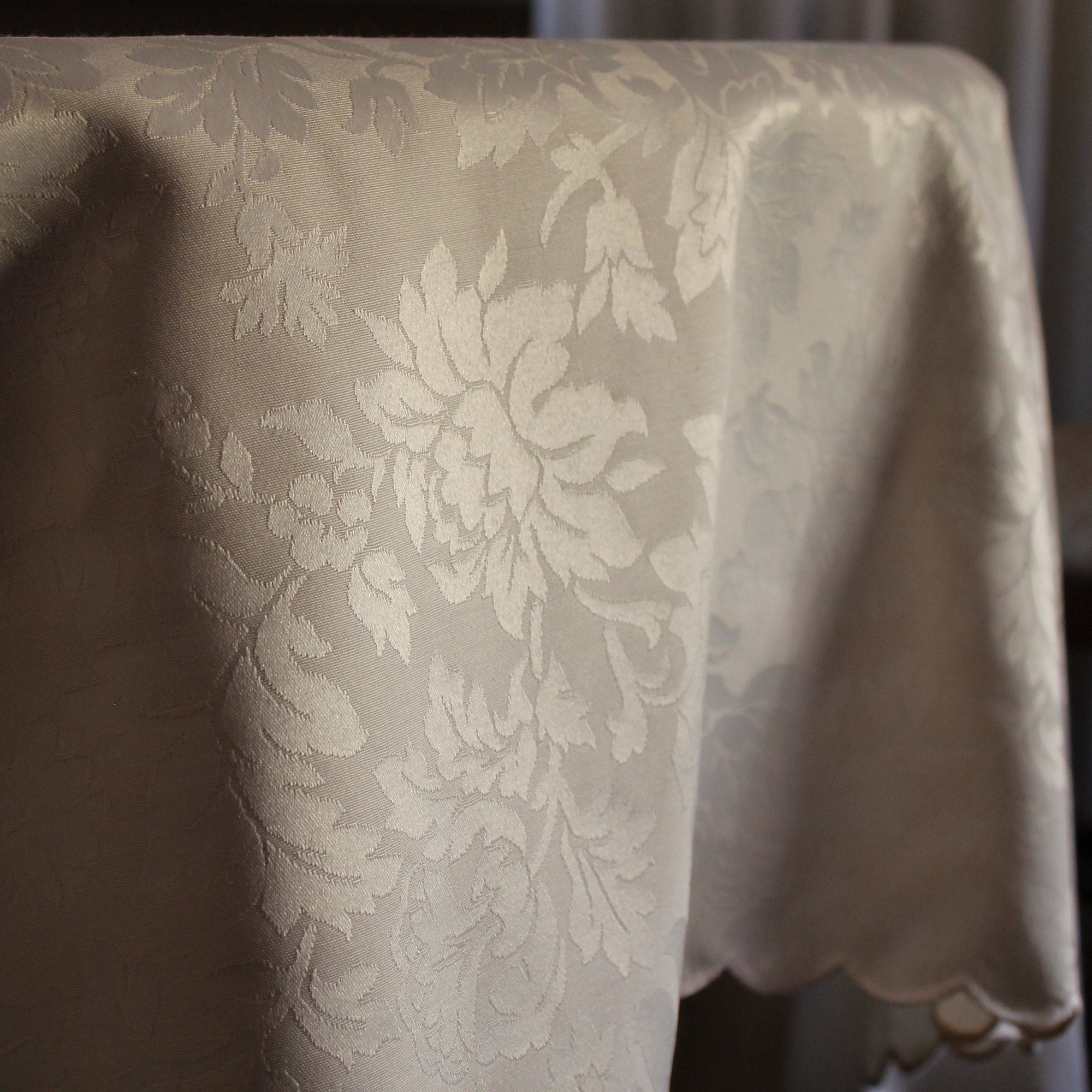Tablecloth Stain Resistant, for Round or Oval Table,no Wrinkes,no Iron ...