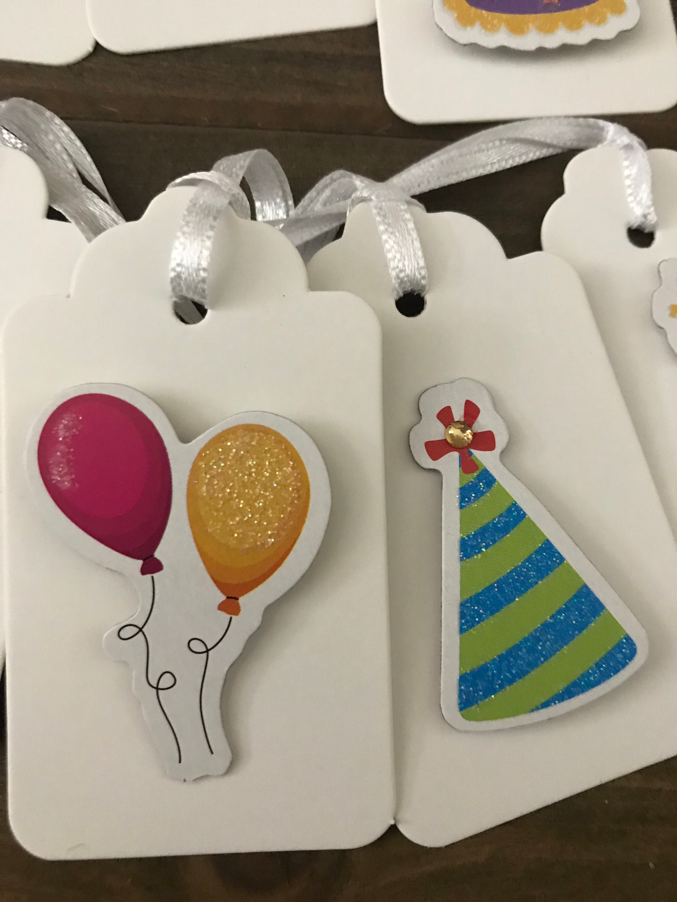 Party Hat Birthday 3D Gift Tags, Banner, Table Top Decor, Family Party ...