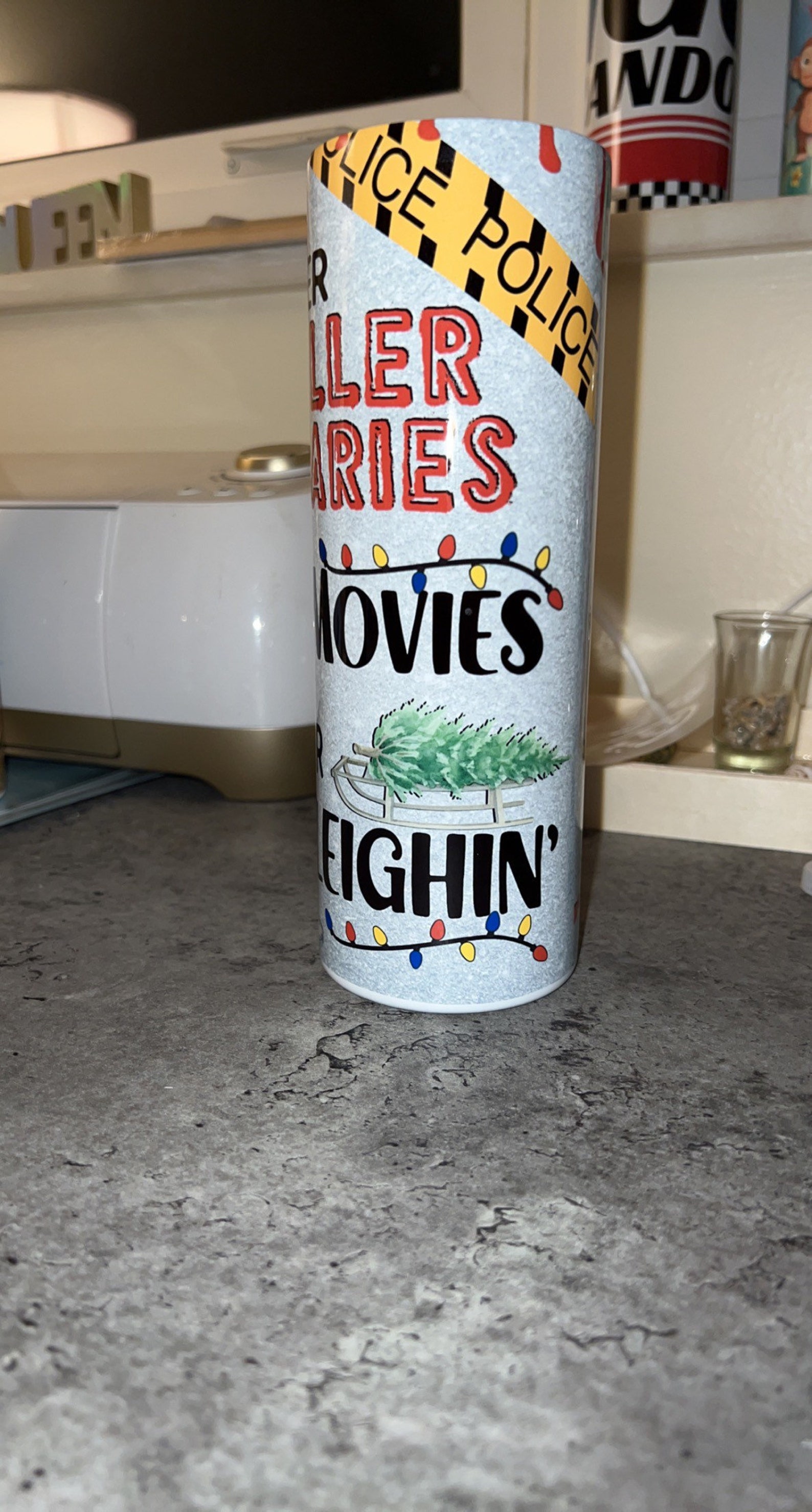 Christmas Slaying Tumbler - Etsy