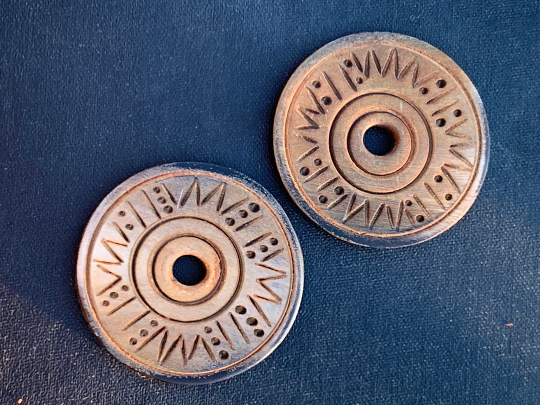 Carved Wood Jewelry Connectors + Wooden Jewelry + Wood Circles for ...
