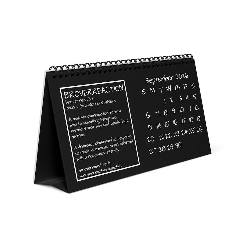 Inappropriate Word Definitions 2026 Desktop Calendar | Funny Swear ...