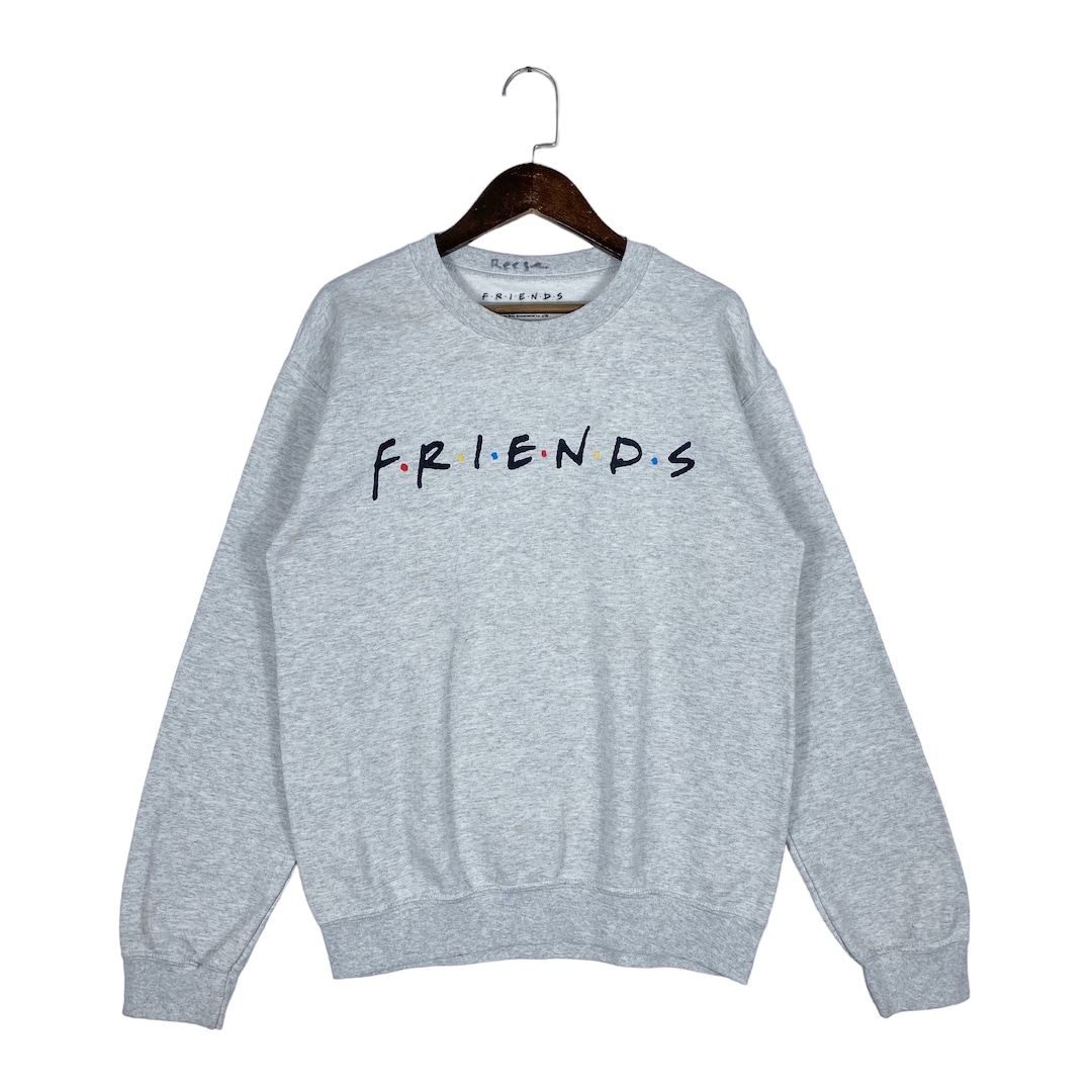 Vintage Friends American Television Sitcom Sweatshirt Crewneck Grey Big ...