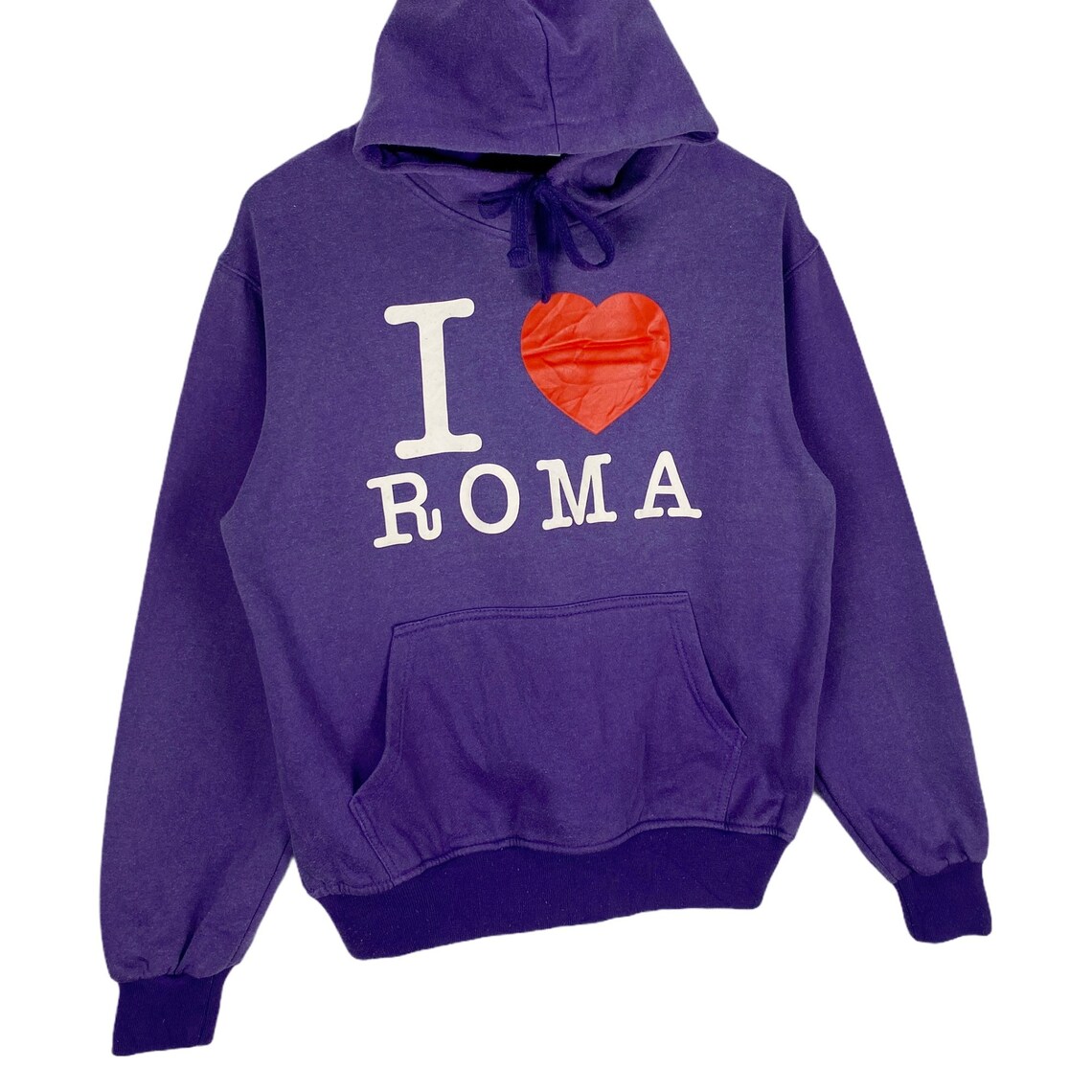 Vintage I Love Roma Hoodie Sweater Crewneck Purple Pullover - Etsy UK
