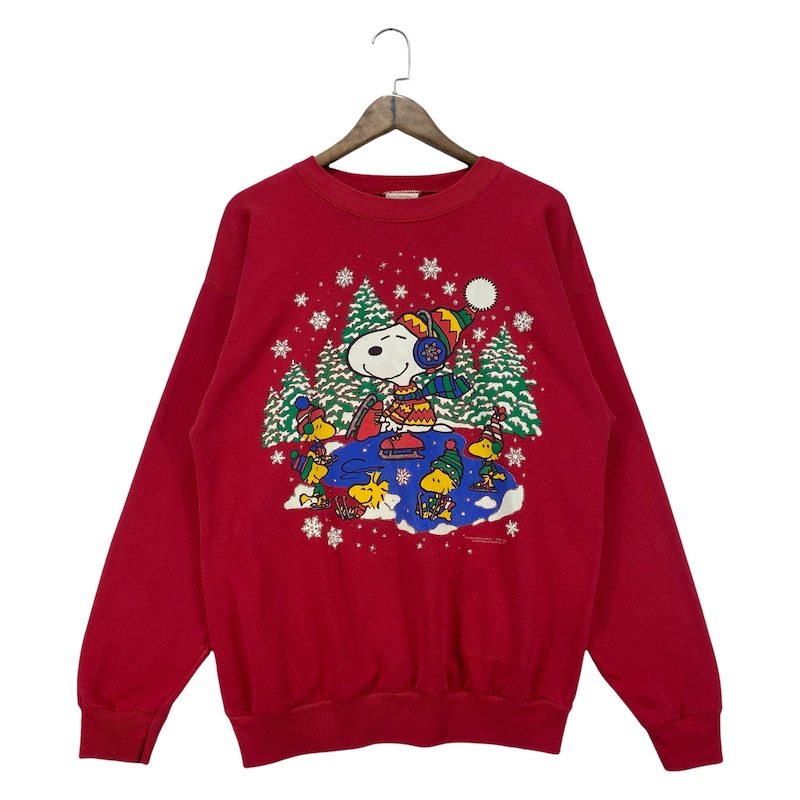 Peanuts Christmas Sweater - Etsy