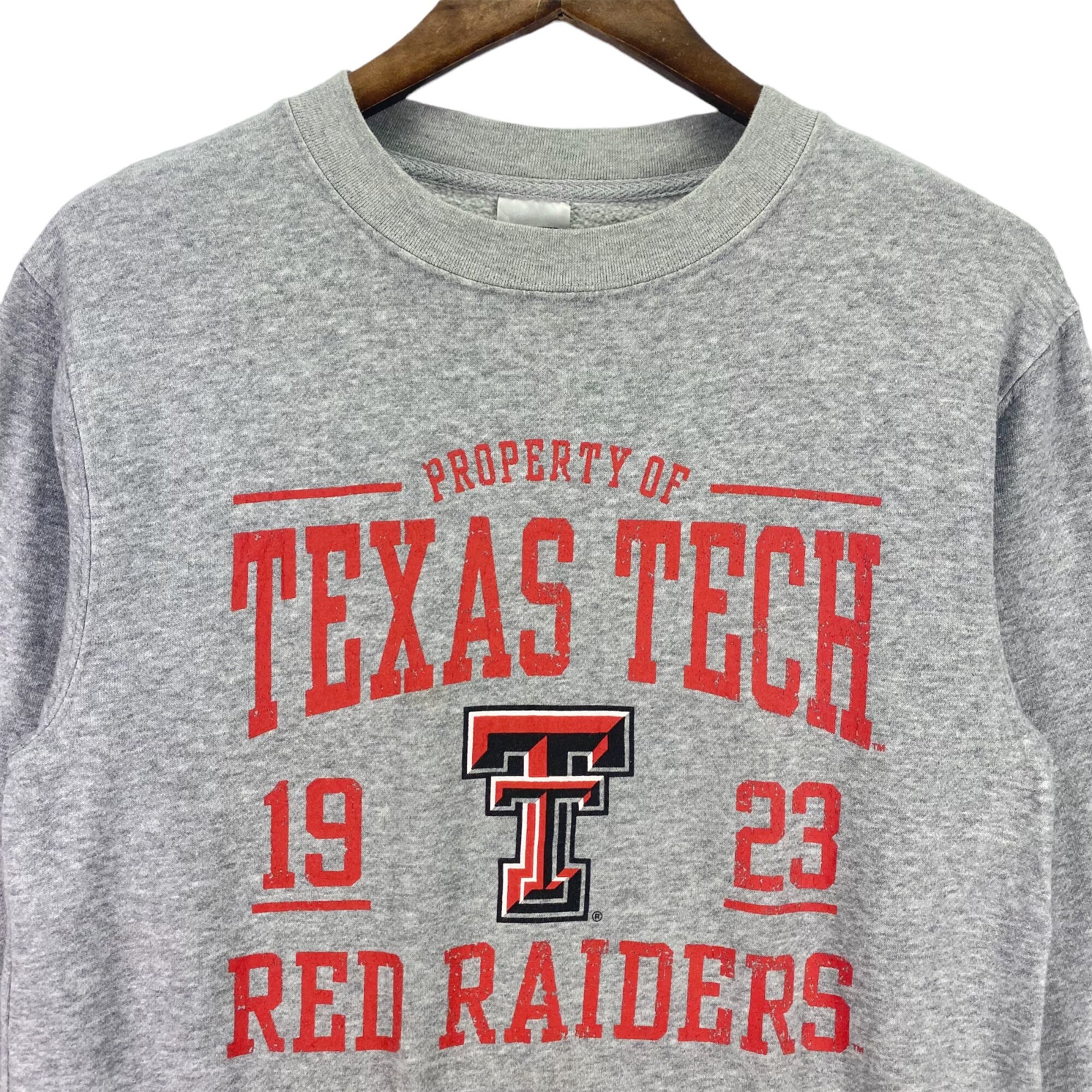 Vintage Texas Tech Red Raiders Basketball Crewneck Sweatshirt Texas ...