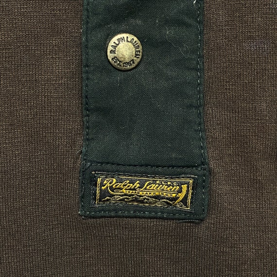 Vintage Polo Ralph Lauren Quater Zip Snap Button Swea… - Gem