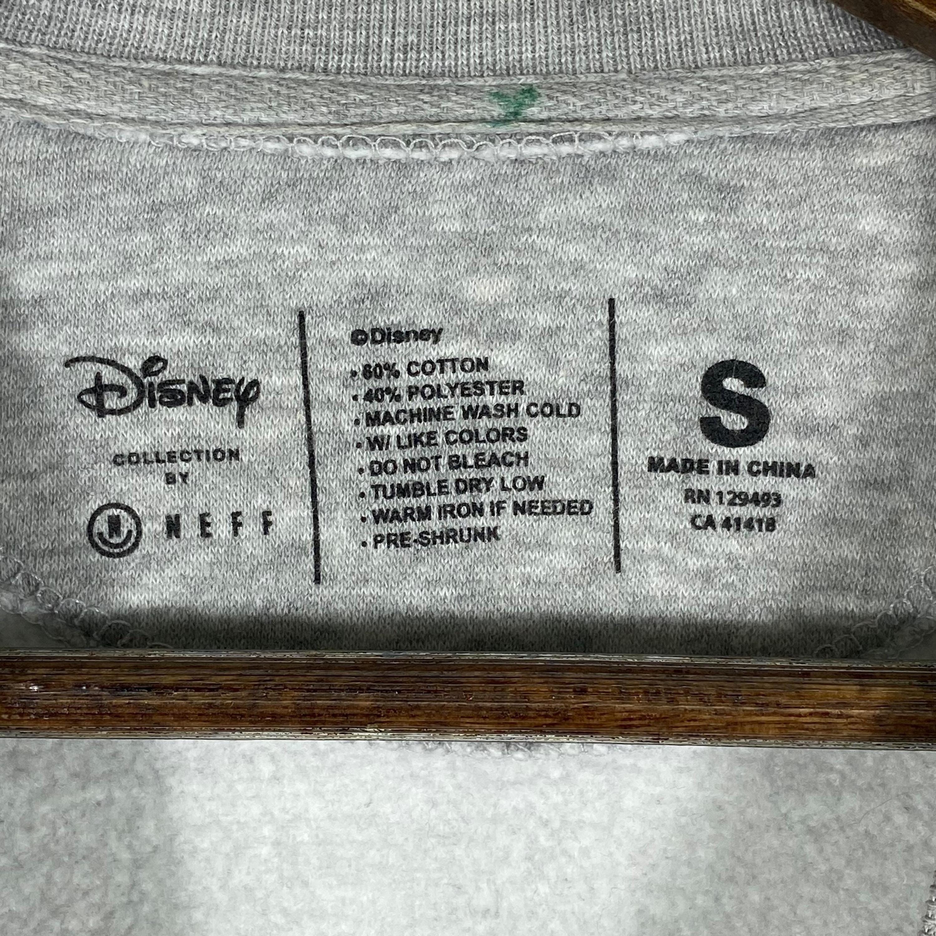 Vintage Neff X Disney Mickey Mouse Crewneck Sweatshirt Grey Pullover ...