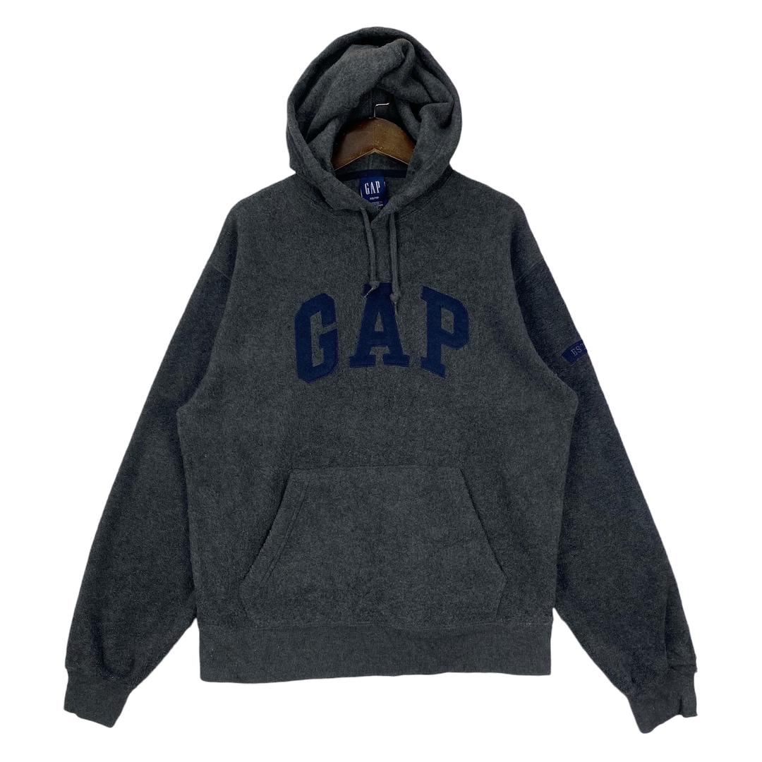 Vintage Gap Rayon Fleece Hoodie Sweater Embroidery Big Logo Vintage Gap Rayon Fleece Hoodie Sweater Embroidery Big Logo