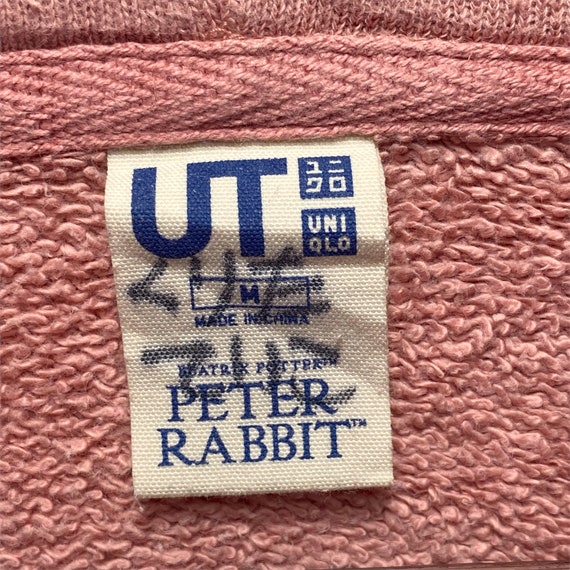 Vintage Peter Rabbit Hoodie Sweater Red Big Logo Pull… - Gem