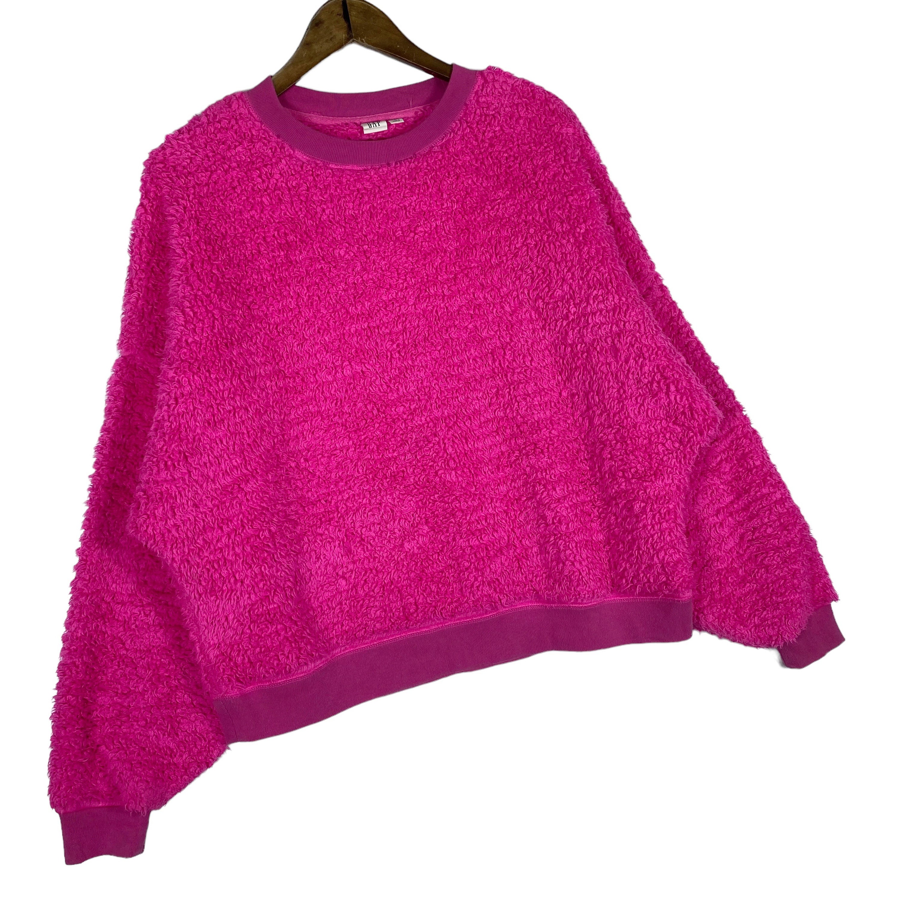 Vintage Gap Pinky Baggy Fluffy Fleece Sweater Made in Vietnam Pullover ...