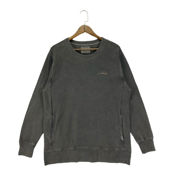 Vintage A Blends Japan Stonewashed Grey Sweatshirt Made in | Etsy