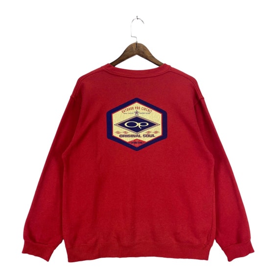 Vintage Ocean Pacific Sweatshirt Crewneck OP Surf Red Pullover - Etsy