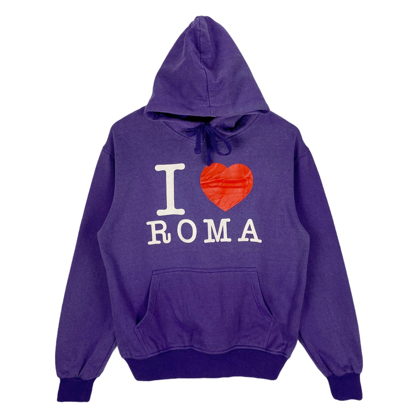 Vintage I Love Roma Hoodie Sweater Crewneck Purple Pullover - Etsy UK