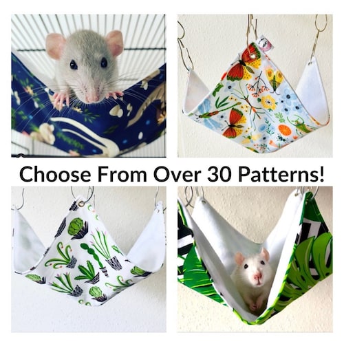 Rat Hammock Rat Cage Accessories Rat Toys Rat Hammocks UK - Etsy