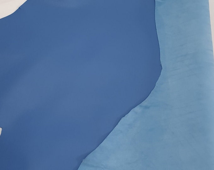 Dark Blue, Chrome Tan Kangaroo Leather Hide. Whole Hide. Strong and ...