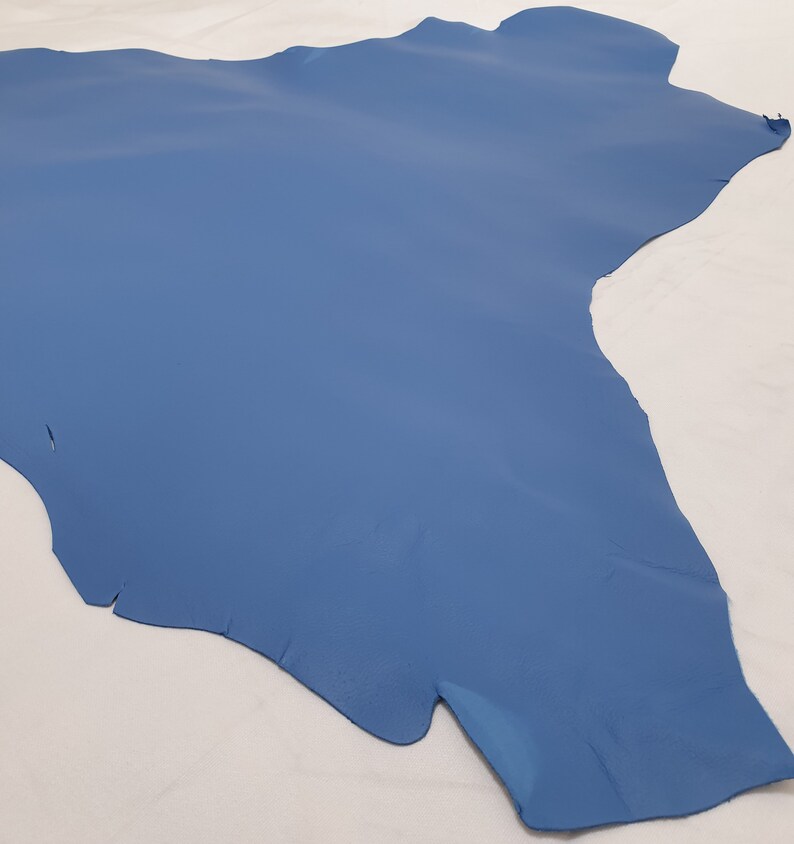 Dark Blue Chrome Tan Kangaroo Leather Hide. Whole Hide. - Etsy