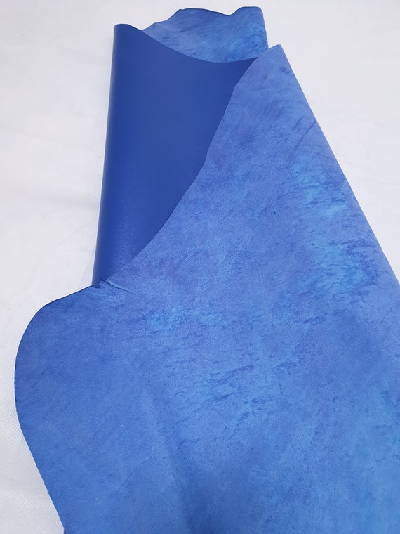 Blue Chrome Tan Kangaroo Leather Hide. Whole Hide. Strong and - Etsy UK