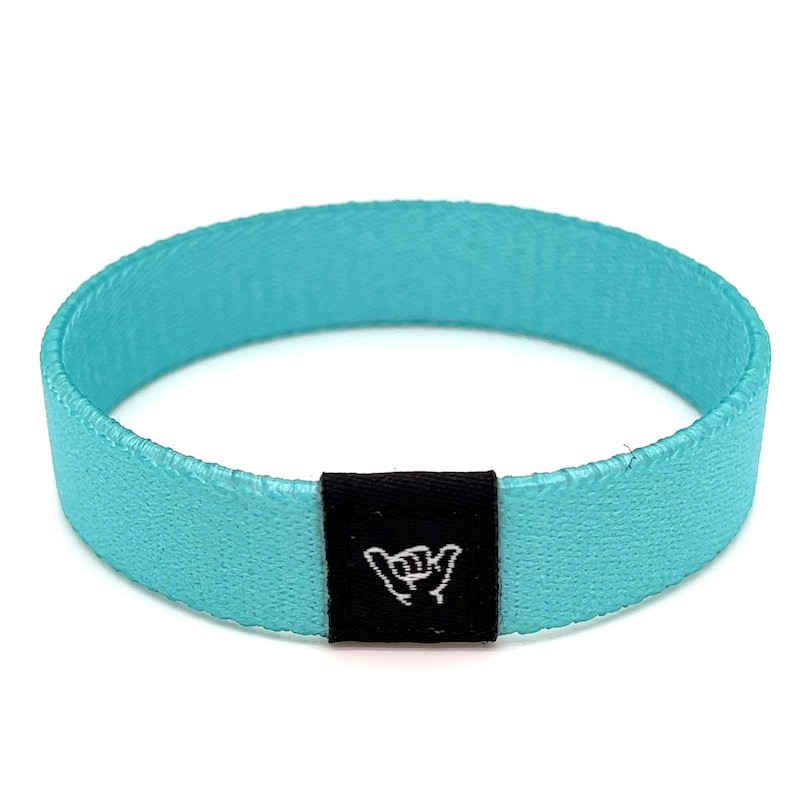 Aqua Blue Hang Loose Bracelet - Etsy