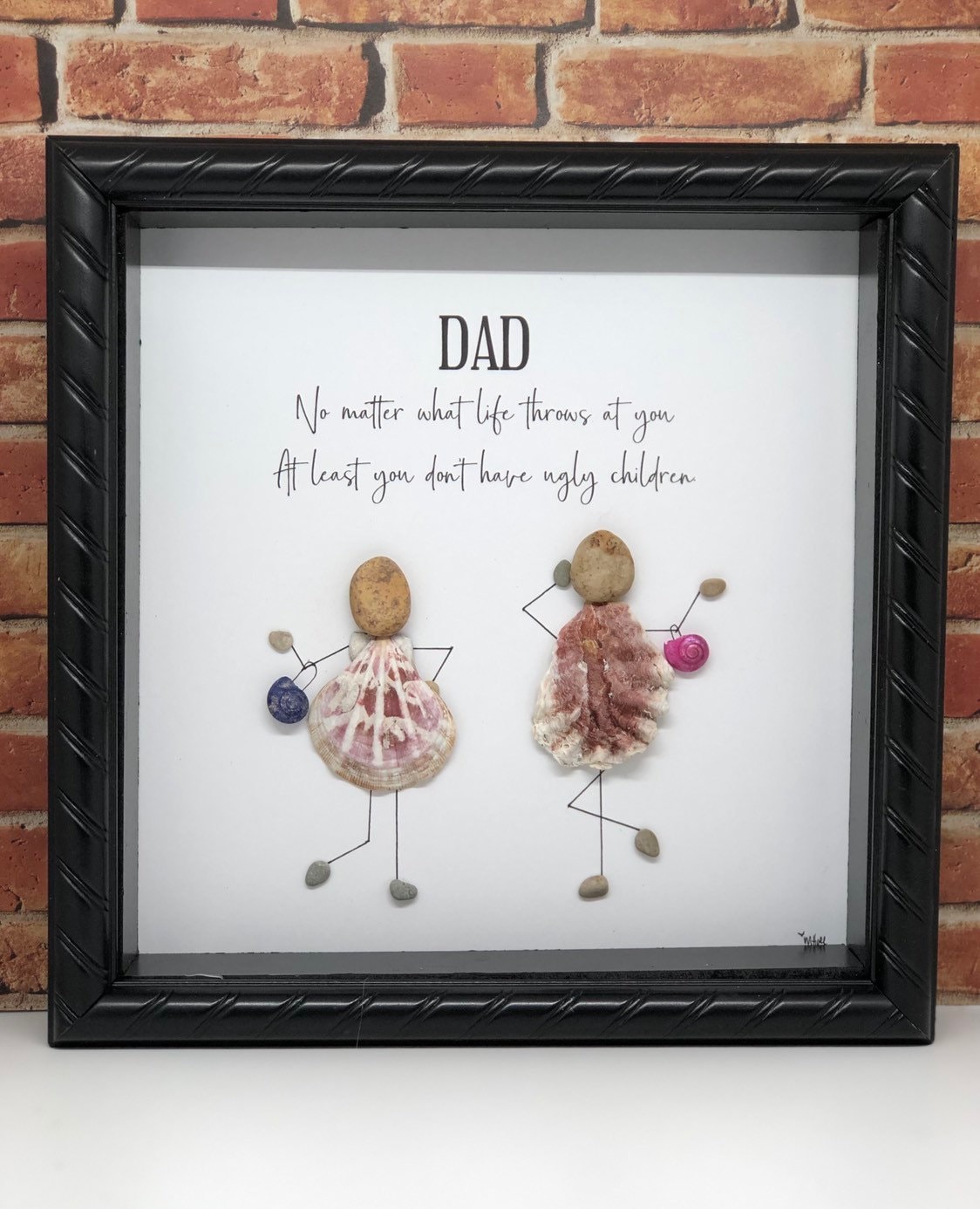 Pebble Art / Unique Gift / Dad / Father / Children / Daughters ...